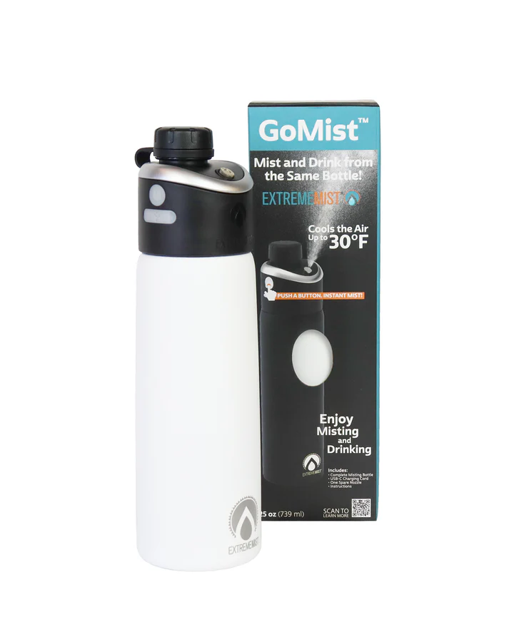 Go Mist Water Bottle White
