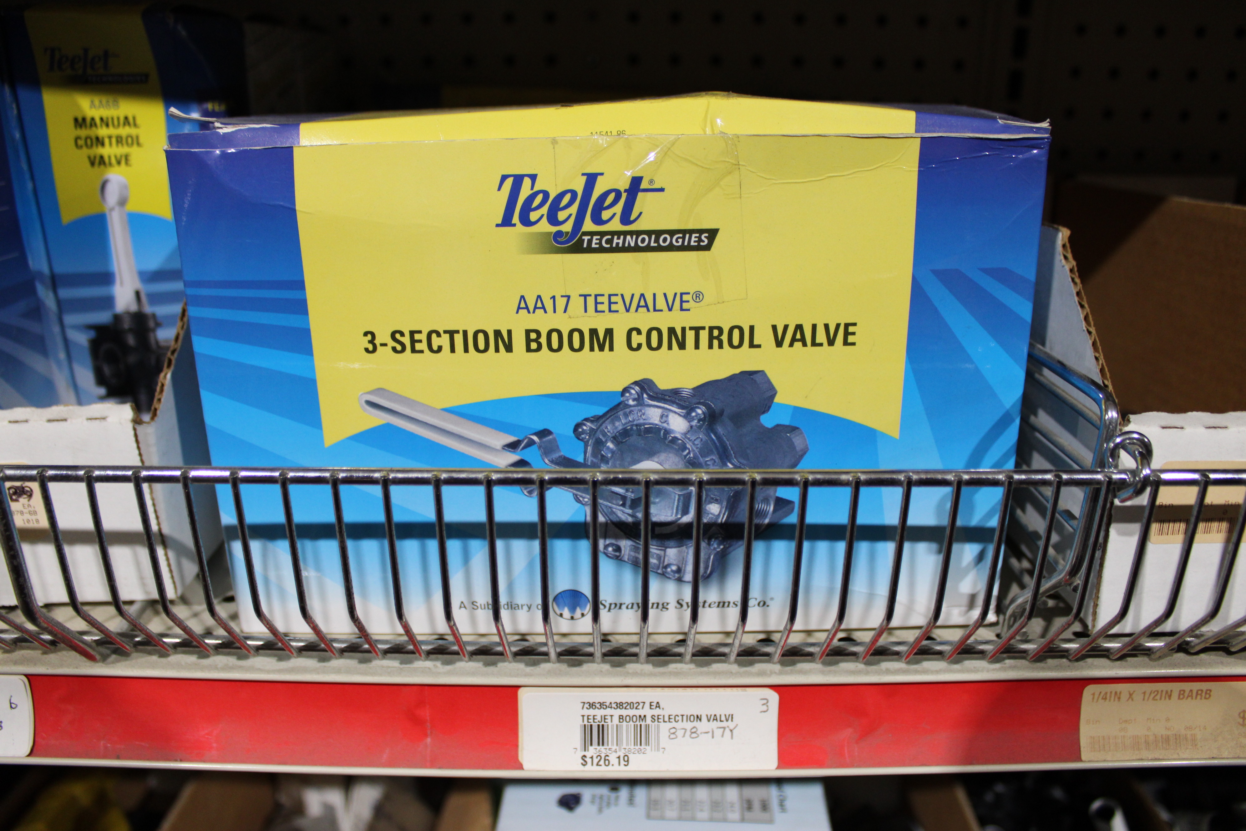TEEJET BOOM SELECTION VALVE