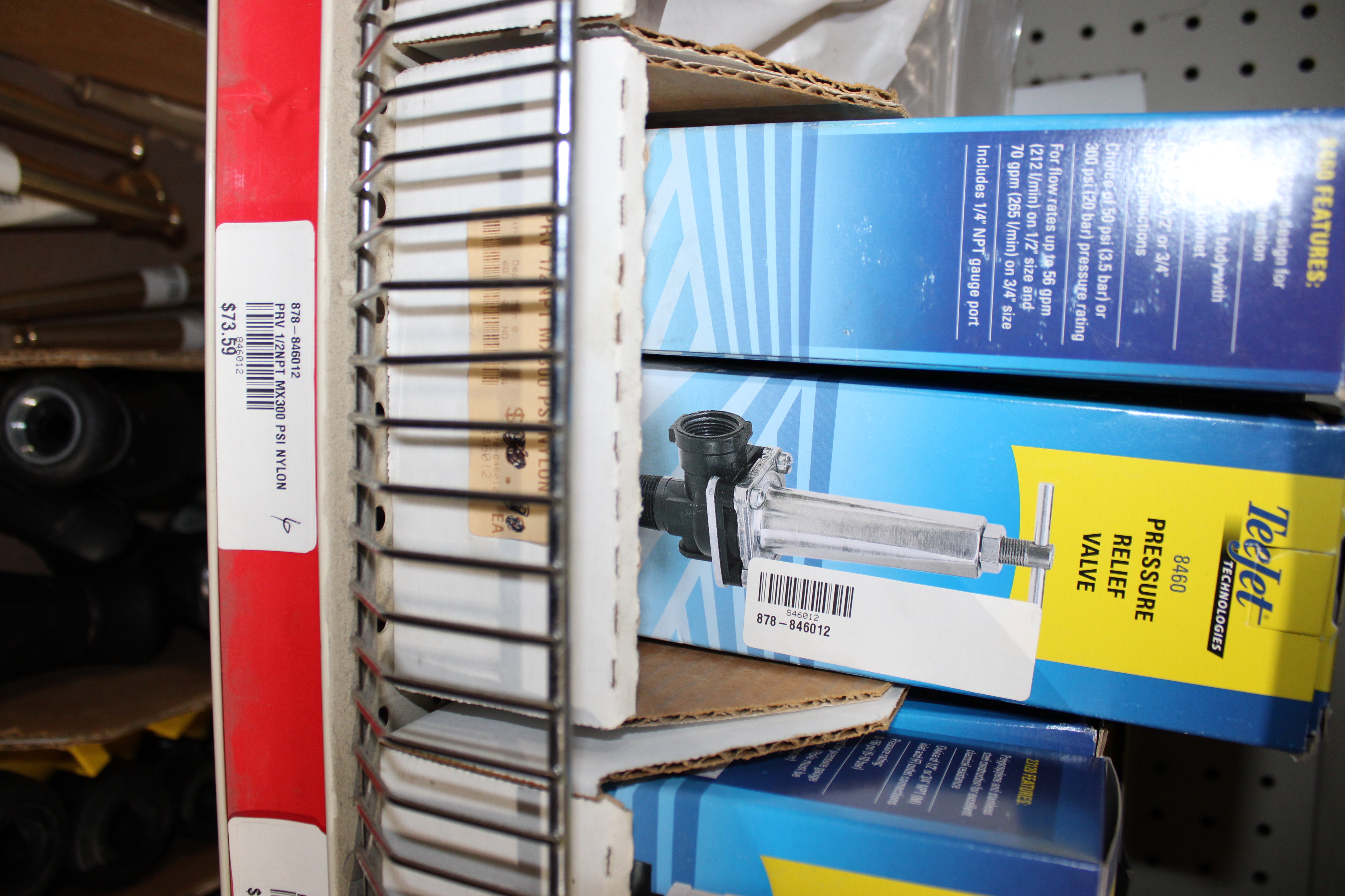 TEEJET DIAPHRAGM-TYPE PRESSURE RELIEF VALVE - 1/2" NPT X 300 PSI